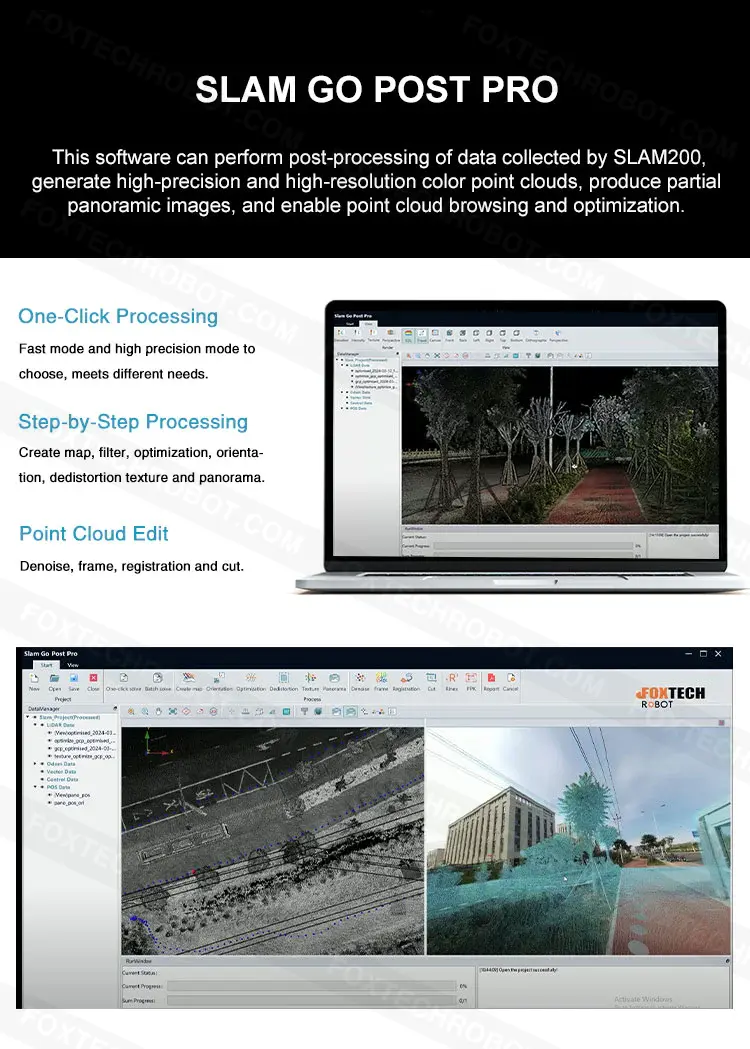 SLAM200 High-Precision Handheld Imaging LiDAR Scanner with Built-in ...