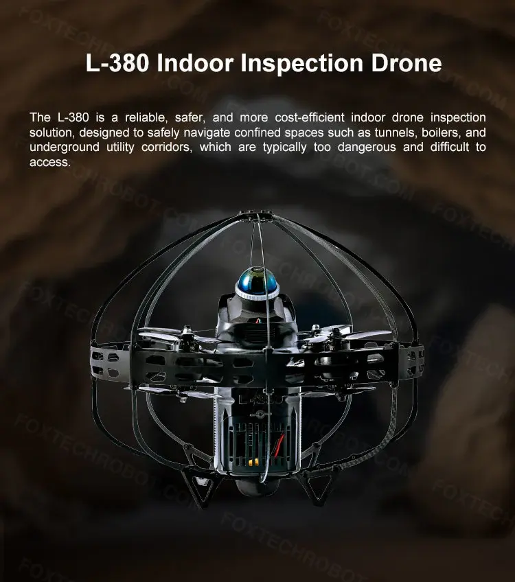 LANT-380 Professional Lidar Positioning Indoor Drone for Confined Space ...