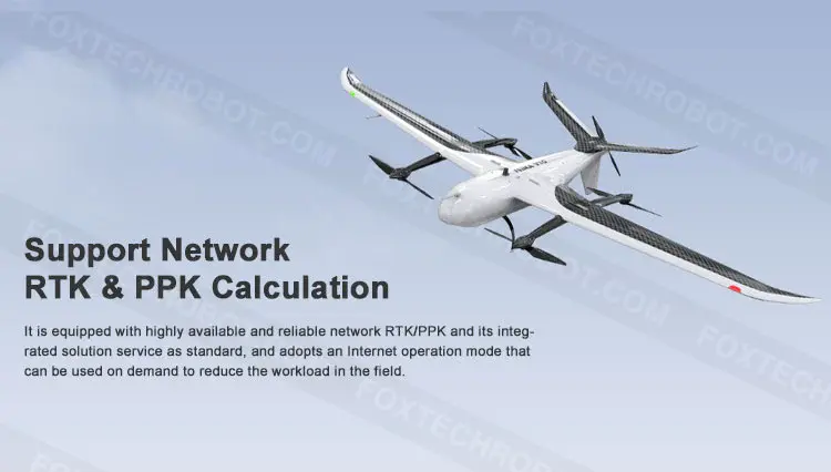 Foxtechrobot V10 RTK Drone UAV for Land Surveying and Topographic ...