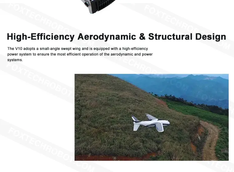 Foxtechrobot V10 RTK Drone UAV for Land Surveying and Topographic ...